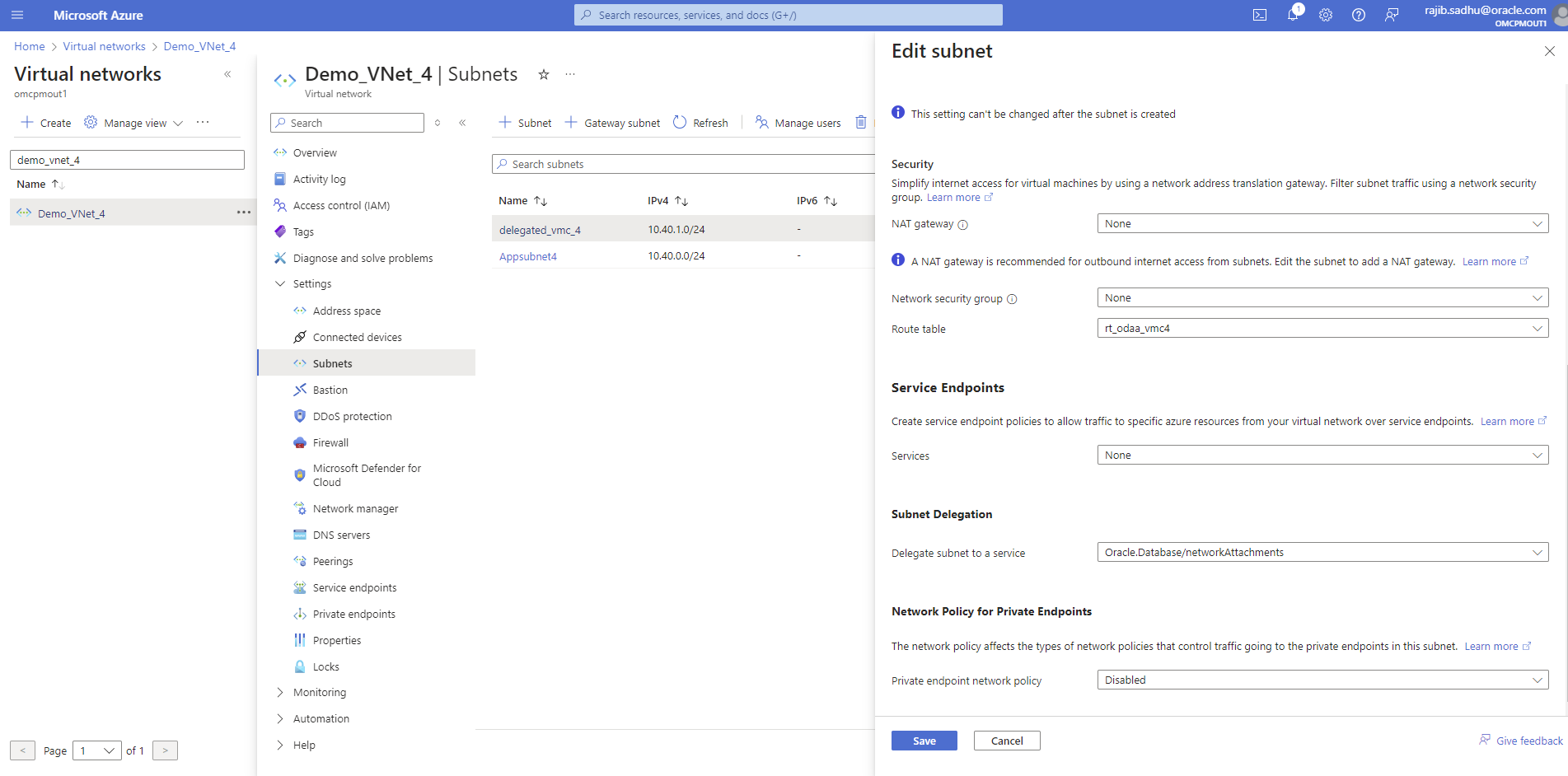 Task 1: Prerequisites for Oracle Database@Azure