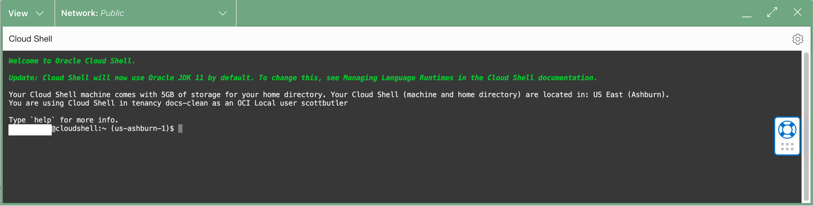 Uso de Cloud Shell