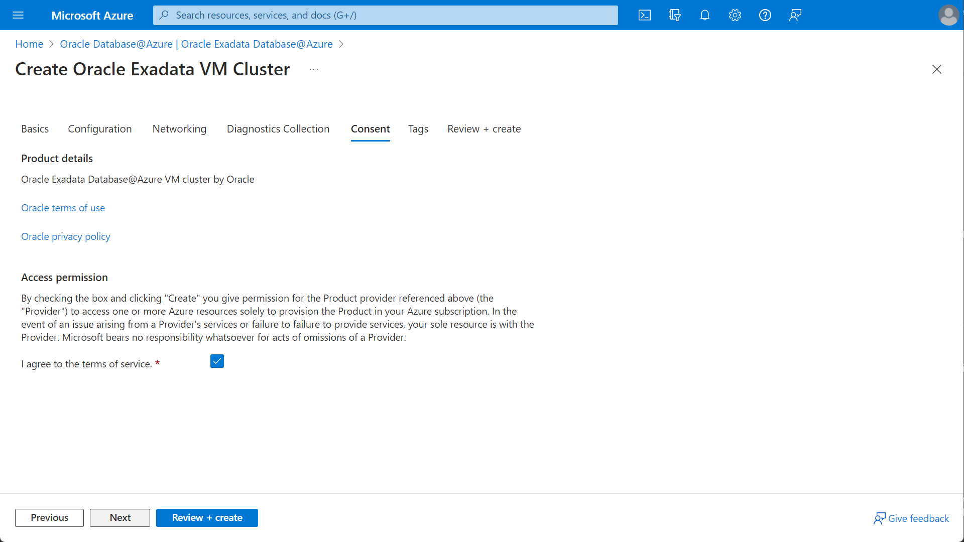 Provisioning An Exadata Vm Cluster