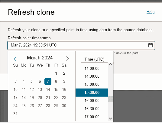 Refresh a Refreshable Clone on Autonomous Database